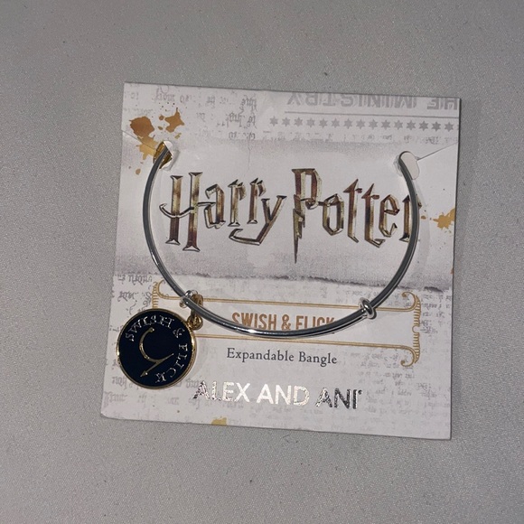 Alex and Ani | Jewelry | Alex And Ani Harry Potter Silver Expandable Bangle With Gold Charm ...